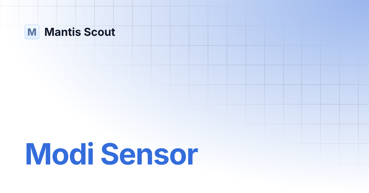 Modi Sensor | Mantis Scout